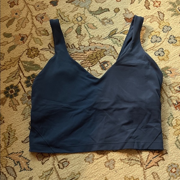 lululemon athletica | Tops | Slate Blue Vneck Align Tank | Poshmark